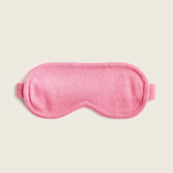 J. Crew | Accessories | New Jcrew Cashmere Sleep Mask In Pink | Poshmark